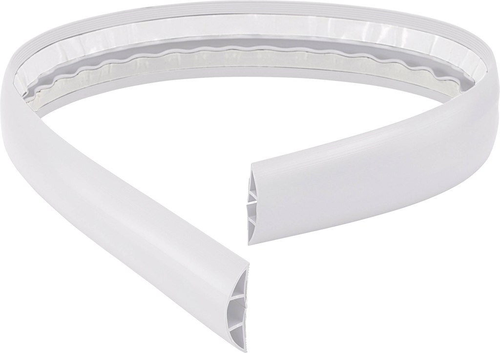 Tru Components Kablovski most kanalice 1565440 PVC beli Kanali (broj): 1 1800 mm1,8 m