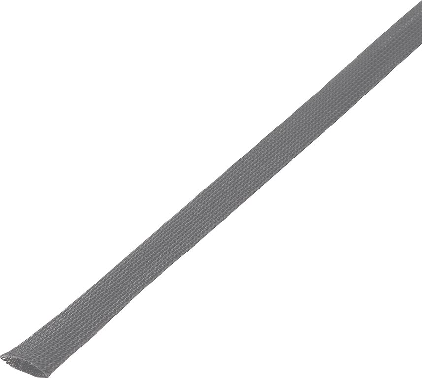 Pleteno crevo, sivo PET 30 do 37 mm Tru Components 1568188 CBBO*3550-GI 5 m
