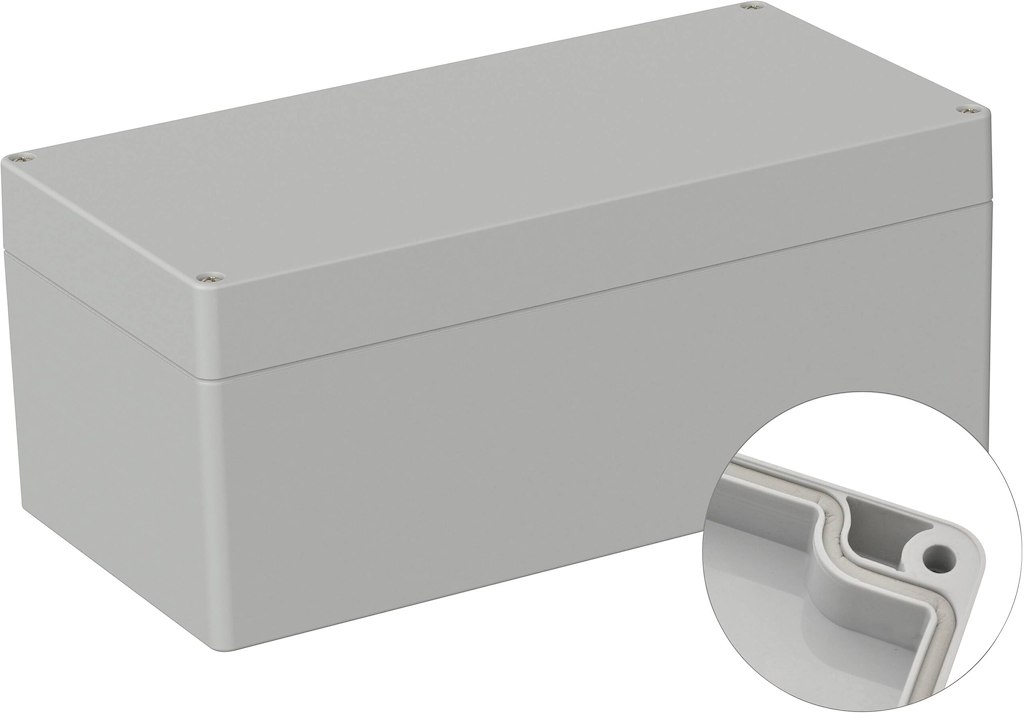 Tru Components TC-9065556 spoljasnje kuciste polikarbonat sivo-belo (RAL 7035)