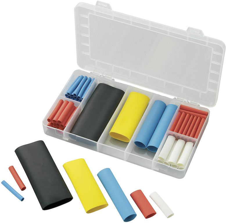 Asortiman termoskupljajucih cevi, odnos skupljanja: 3:1 Tru Components 1565053 1 set