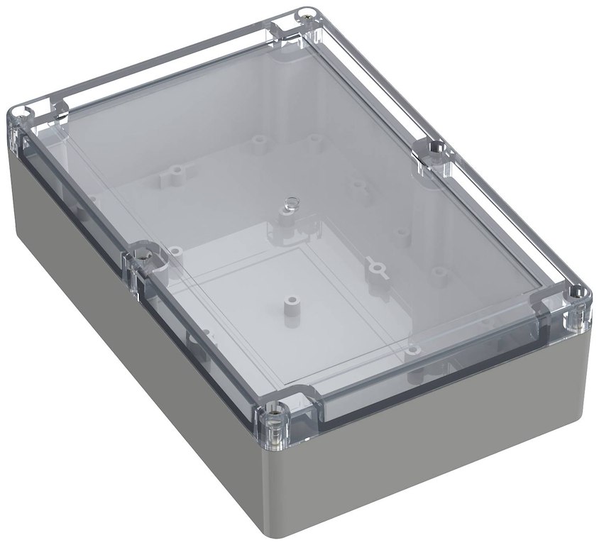 Tru Components TC-10861024 univerzalno kuciste ABS-PC svetlo siva