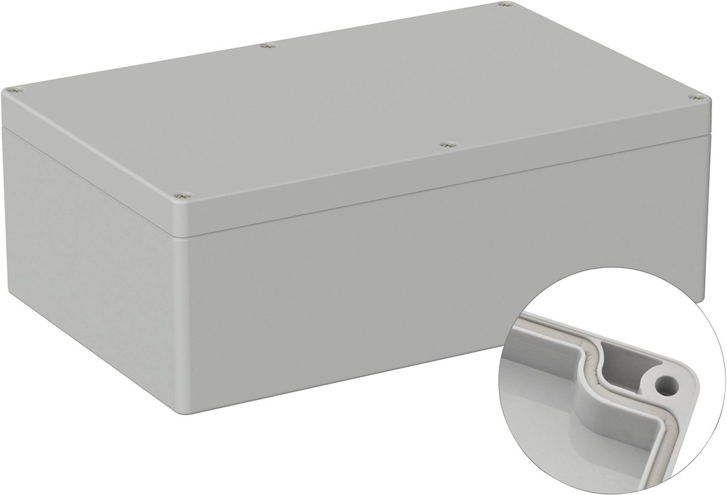 Tru Components TC-9065684 industrijsko kuciste ABS sivo-belo (RAL 7035)