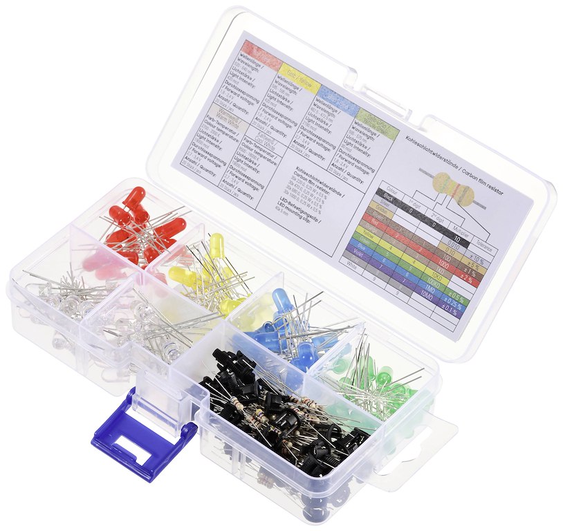 Tru Components difuzna LED crvena, zuta, plava, zuto-zelena, toplo bela, hladno bela okrugla 5 mm 90 mcd, 420 mcd, 2180 mcd, 19000 mcd 30 20 mA 1,8 V, 2,4 V, 3,4 V,