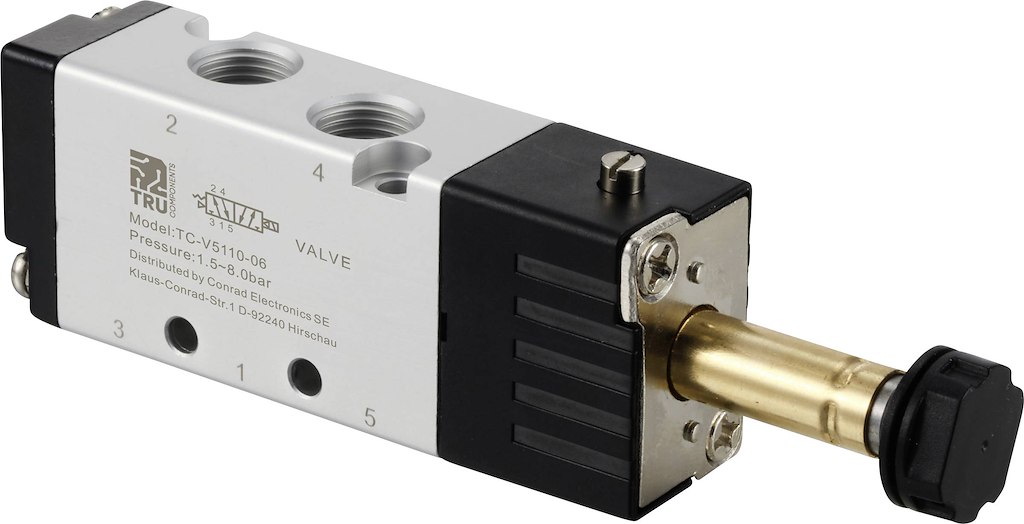 Tru Components elektromagnetni ventil TC-12772444 TC-V5110-06 G 1/8