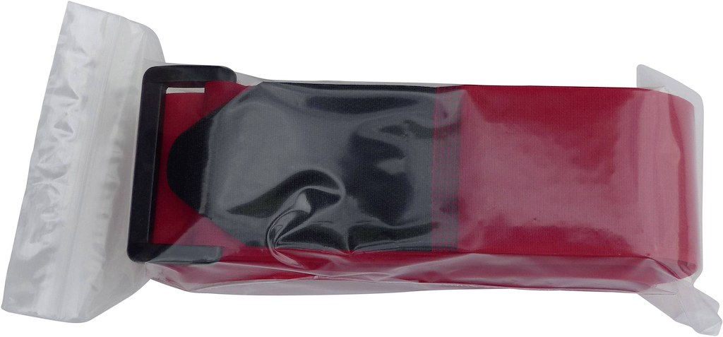Tru Components 922-1339-Torba Velcro traka za kofer sa trakom za drzanje i mekom vunenom tkaninom crvena ad