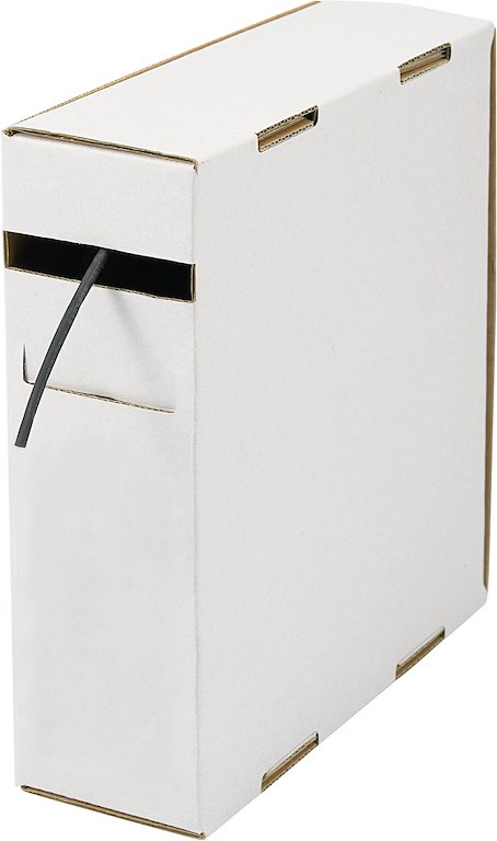 Termoskupljajuca cev bez lepka, crna, 25 mm, odnos skupljanja: 2:1 Tru Components 1570158 B2G5-9 BK 5 m