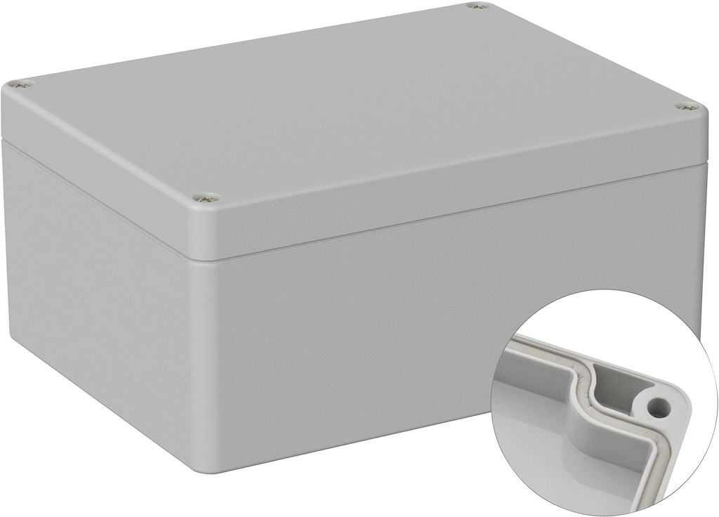 Tru Components TC-9065532 spoljasnje kuciste polikarbonat sivo-bela (RAL 7035)