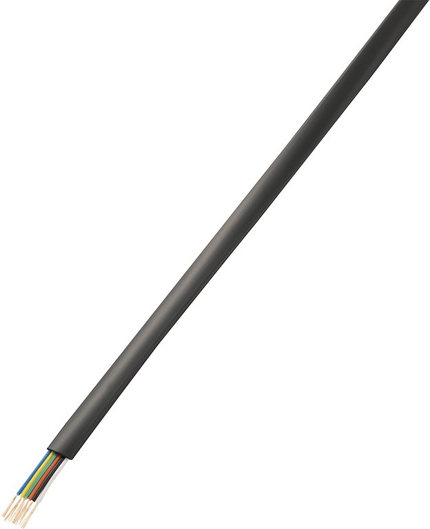 Telefonski kabl 6 * 0,08 mm crni Tru Components 1564535 50 m