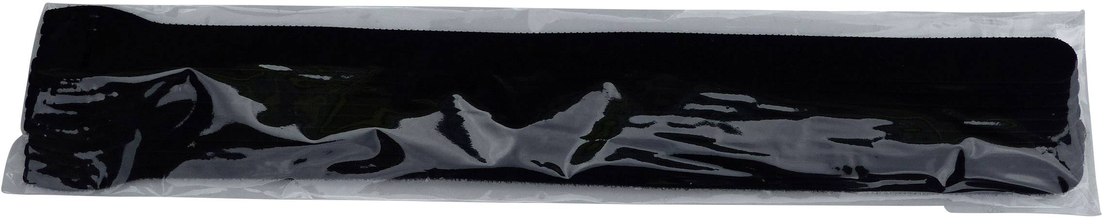 Vezice za kablove za spajanje, hvat i mekani deo, crne Tru Components 802-330-Vreca 10 komada