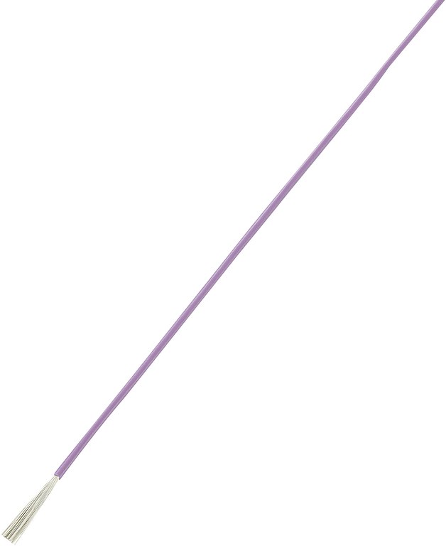 Fino-zicani provodnik LiI 1 * 0,14 mm 2 ljubicaste boje Tru Components 1566850 100 m