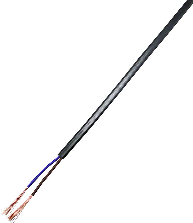 Prikljucni kabl 2 * 1,00 mm 2 crni Tru Components 93030c520 20 m