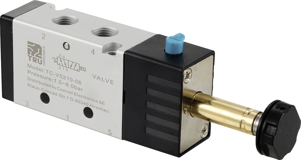 Tru Components elektromagnetni ventil TC-12772448 TC-V5210-06 G 1/8