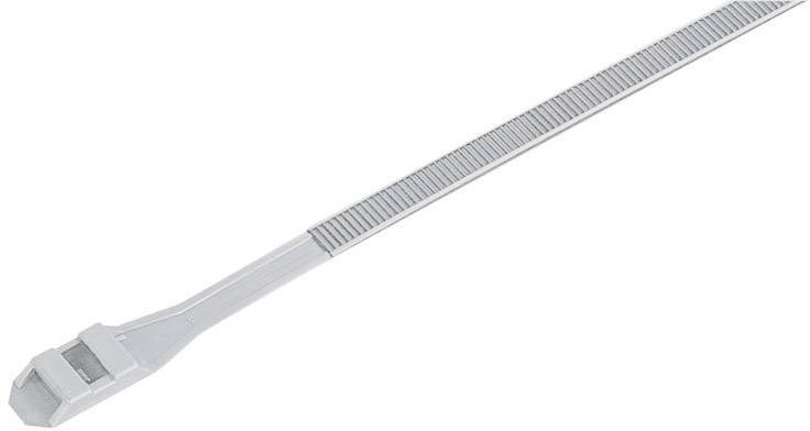 Vezica za kablove 360 mm prirodne boje sa duplom glavom, UV-stabilne Tru Components 1592765 TC-DL360203