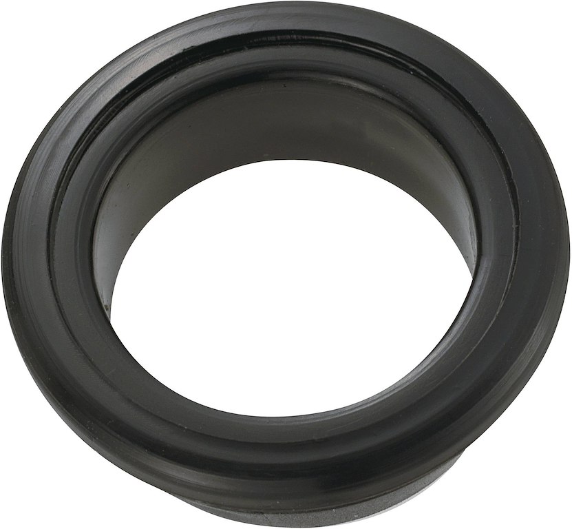 Tru Components TC-GEKR-2015203 caura za kablove otvorena Stezaljka fi (maks.) 15,5 mm cvrstoca ploce (maks.) 2 mm PVC crna 100 kom
