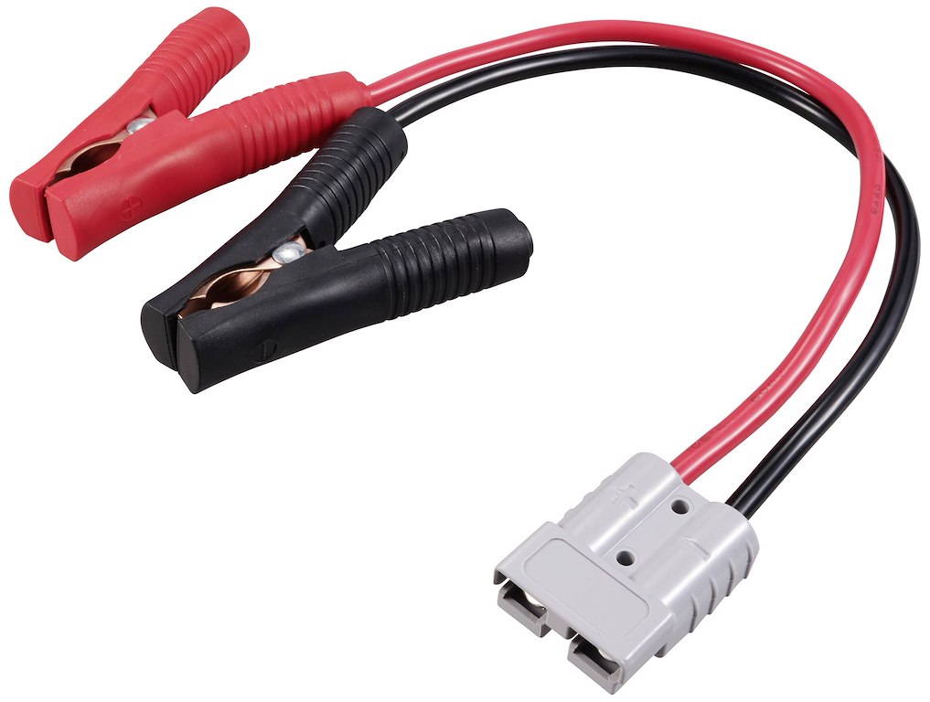 Tru Components TC-12195684 Konektor za jaku struju baterije na terminalu baterije 600 V 50 A crna, crvena