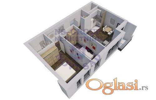 Dvoiposoban 64m2 Mišeluk