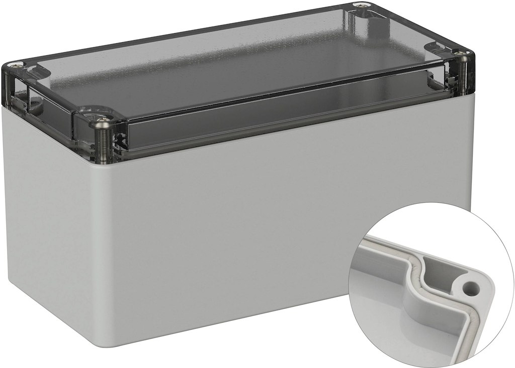 Tru Components TC-9065520 spoljno kuciste polikarbonat sivo-bela (RAL 7035)