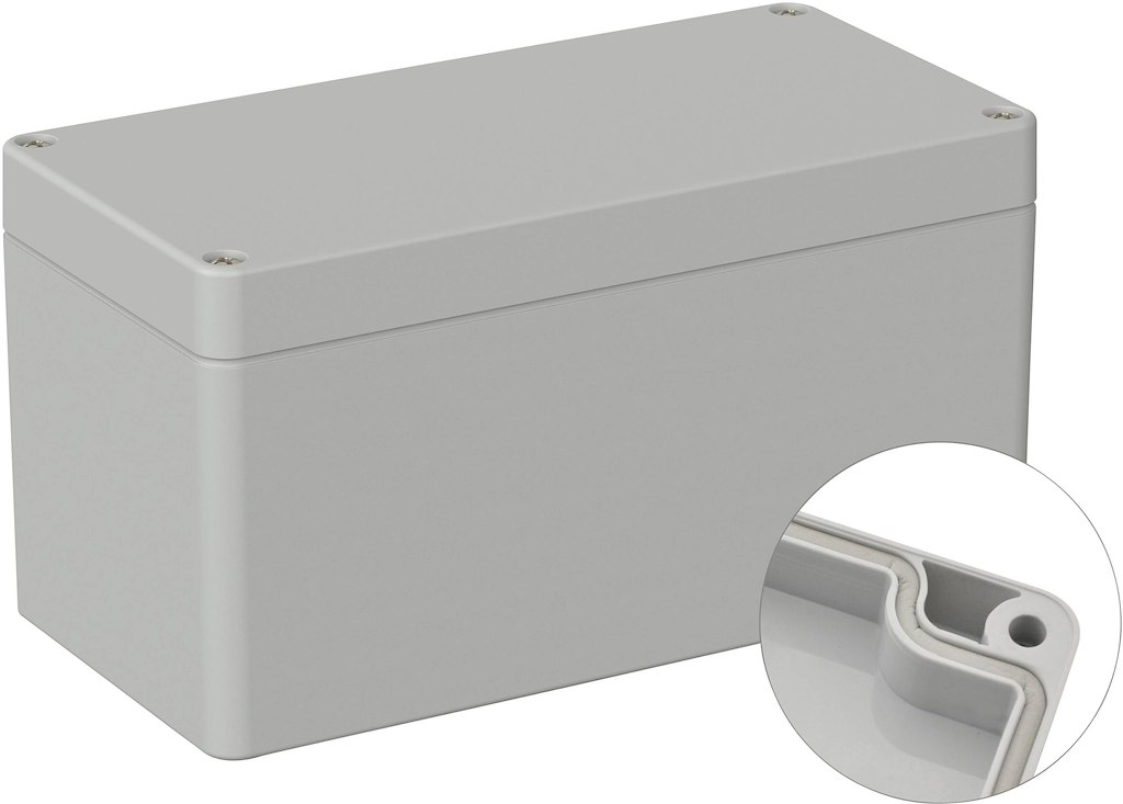 Tru Components TC-9065516 spoljasnje kuciste polikarbonat sivo-belo (RAL 7035)