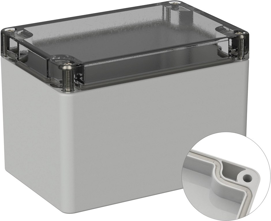 Tru Components TC-9065504 spoljno kuciste polikarbonat sivo-bela (RAL 7035)