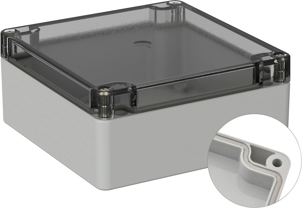 Tru Components TC-9065464 spoljasnje kuciste polikarbonat sivo-bela (RAL 7035)