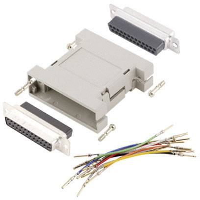 Tru Components serijski adapter [1* 25-pinski D-Sub muski konektor – 1* 25-pinski D-Sub zenski konektor]