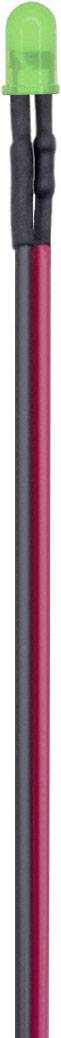 Tru Components T1810O097 LED komplet zelena okrugla 3 mm 100 mcd 30 25 kom