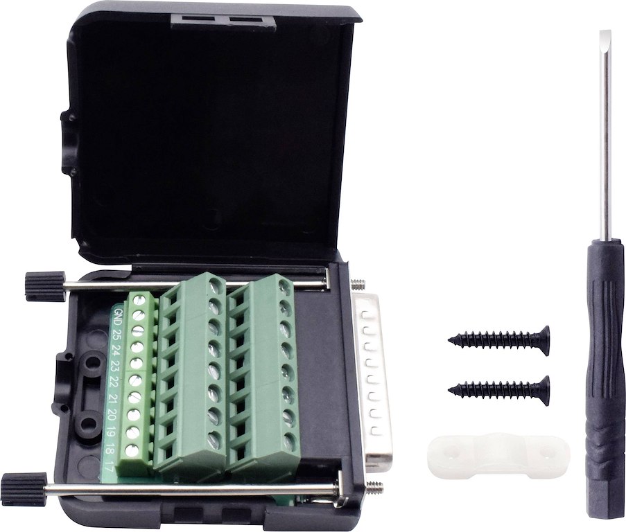 Tru Components T1904C102 set D-Sub pin traka broj pinova: 25 vijak
