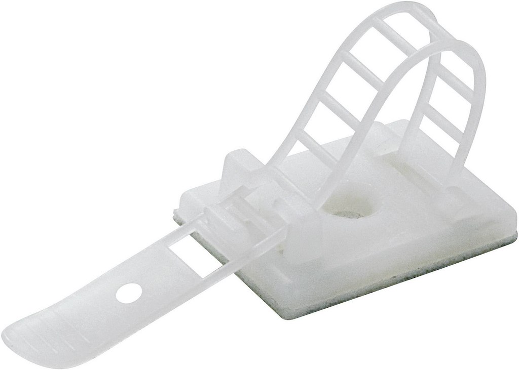 Samolepljiva montazna osnova, sa opcijom zavrtnja, prirodna boja Tru Components 541211 VCT-85 25 komada