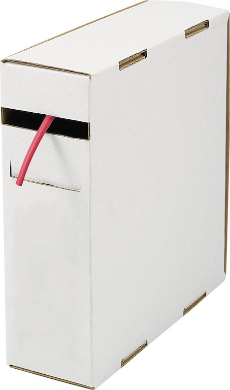Termoskupljajuca cev bez lepka, crvena, 6 mm, odnos skupljanja: 2:1 Tru Components 1570156 B2G5-5 R 10 m
