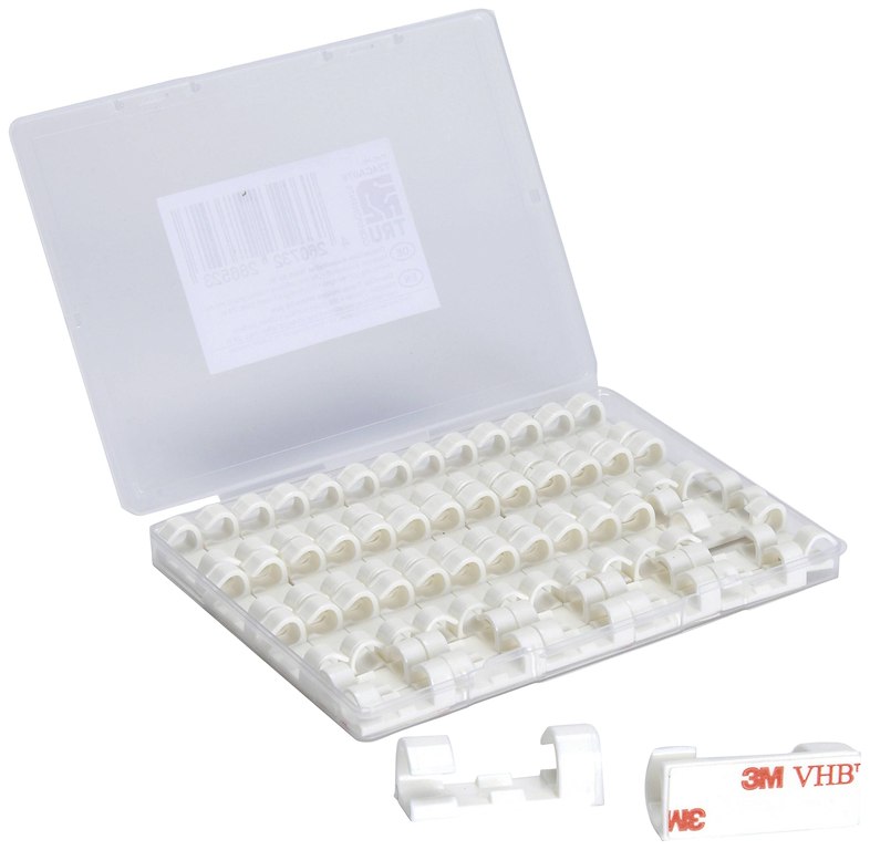 Tru Components T24CA078 vezica samolepljiva TC-12888584 Precnik snopa, opseg 5 do 9 mm bela 50 kom
