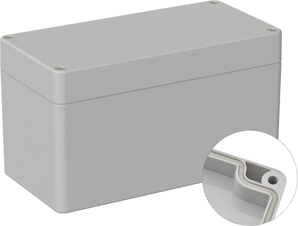Tru Components TC-9065668 industrijsko kuciste ABS sivo-belo (RAL 7035)