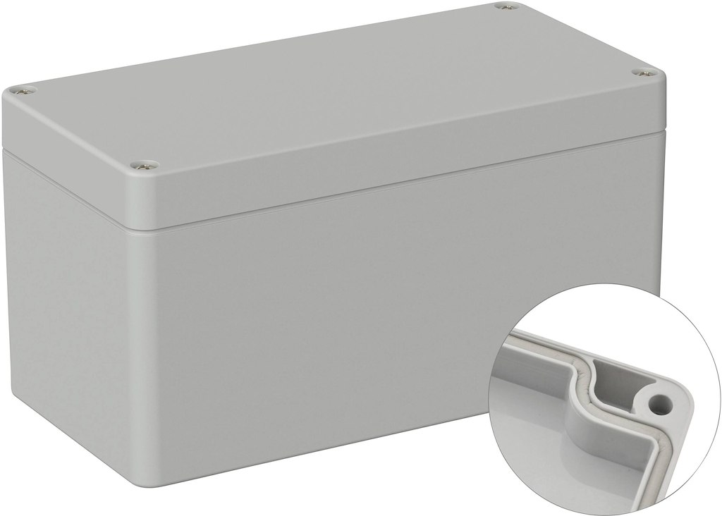 Tru Components TC-9065664 industrijsko kuciste ABS sivo-belo (RAL 7035)