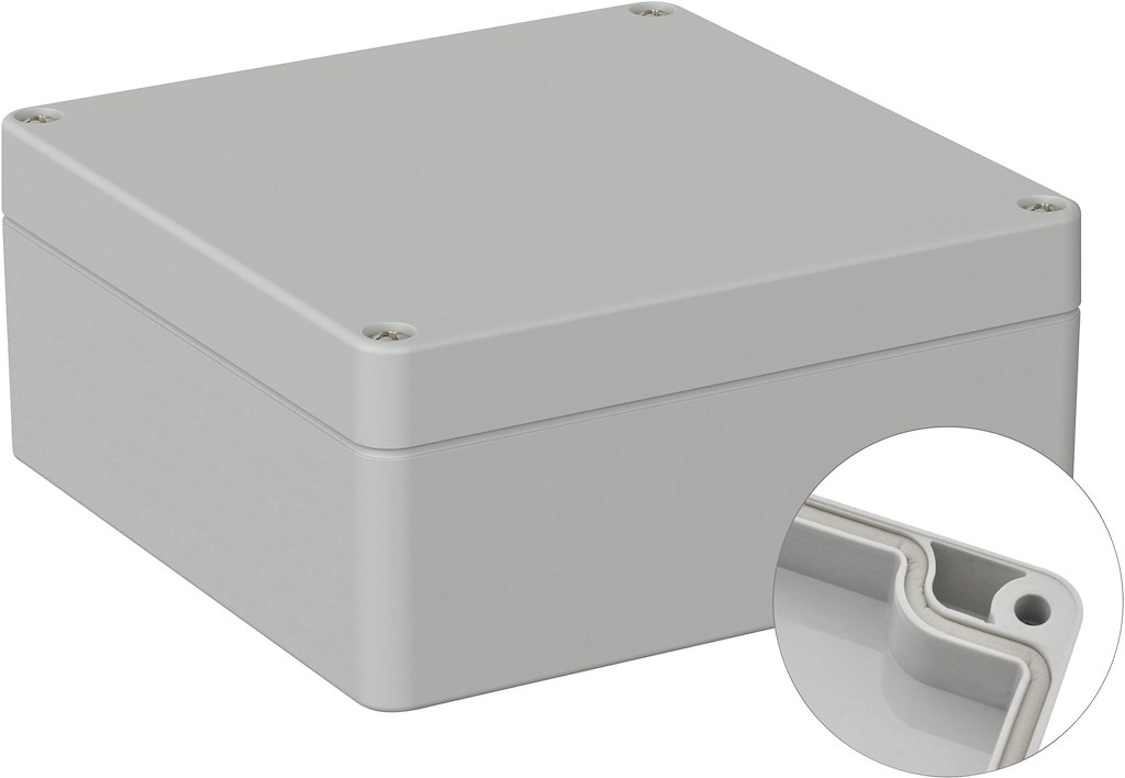 Tru Components TC-9065616 industrijsko kuciste ABS sivo-belo (RAL 7035)