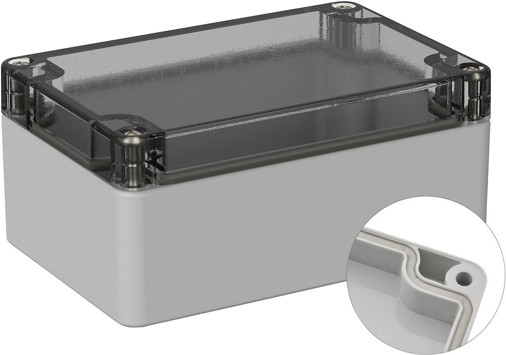 Tru Components TC-9065456 spoljasnje kuciste polikarbonat sivo-belo (RAL 7035)