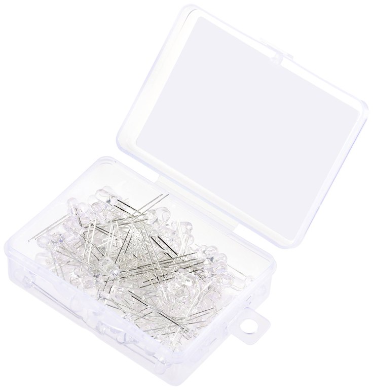 Tru Components difuzna LED cisto bela okrugla 5 mm 19000 mcd 30 20 mA 2,7 V, 3,4 V