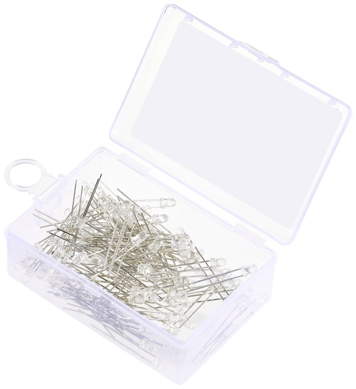 Tru Components difuzna LED hladno bela okrugla 3 mm 14400 mcd 30 20 mA 2,7 V, 3,4 V