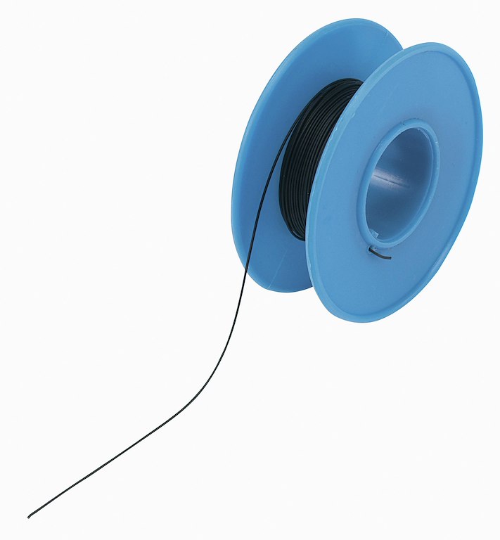zica za namotavanje Vire Vrap 1 * 0,20 mm 2 crne boje Tru Components 1571386 15 m