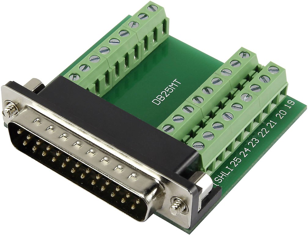 D-SUB utikac 90 stepeni. stubovi: 25 srafova Tru Components DSUB25M-27TB-3