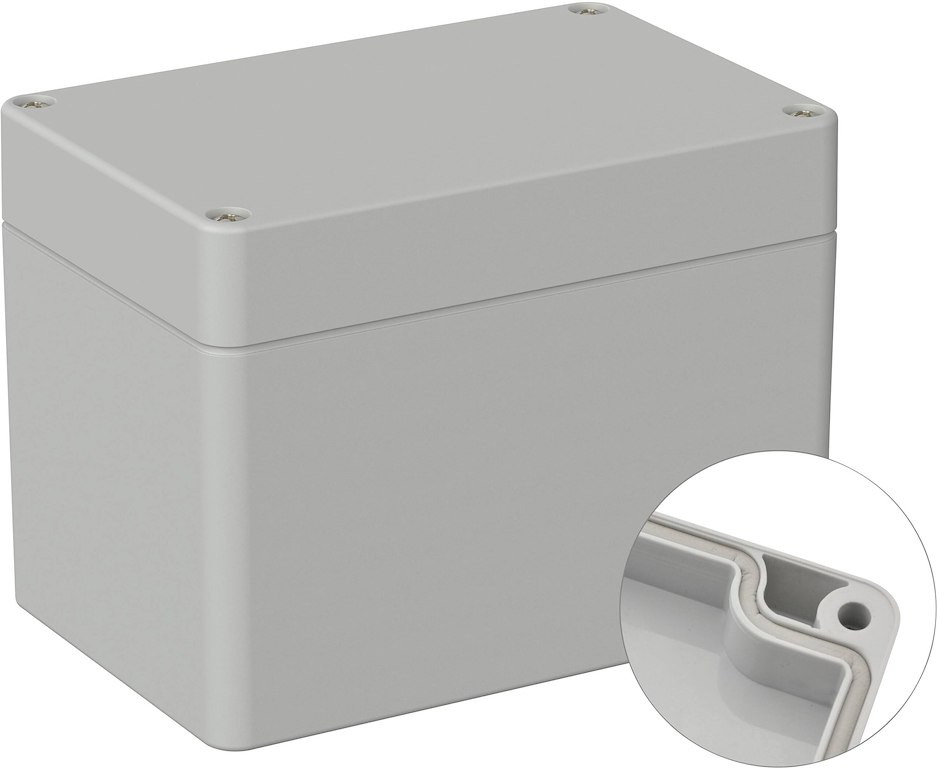 Tru Components TC-9065660 industrijsko kuciste ABS sivo-belo (RAL 7035)