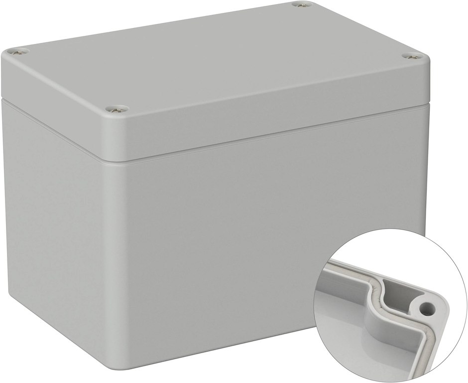 Tru Components TC-9065648 industrijsko kuciste ABS sivo-belo (RAL 7035)