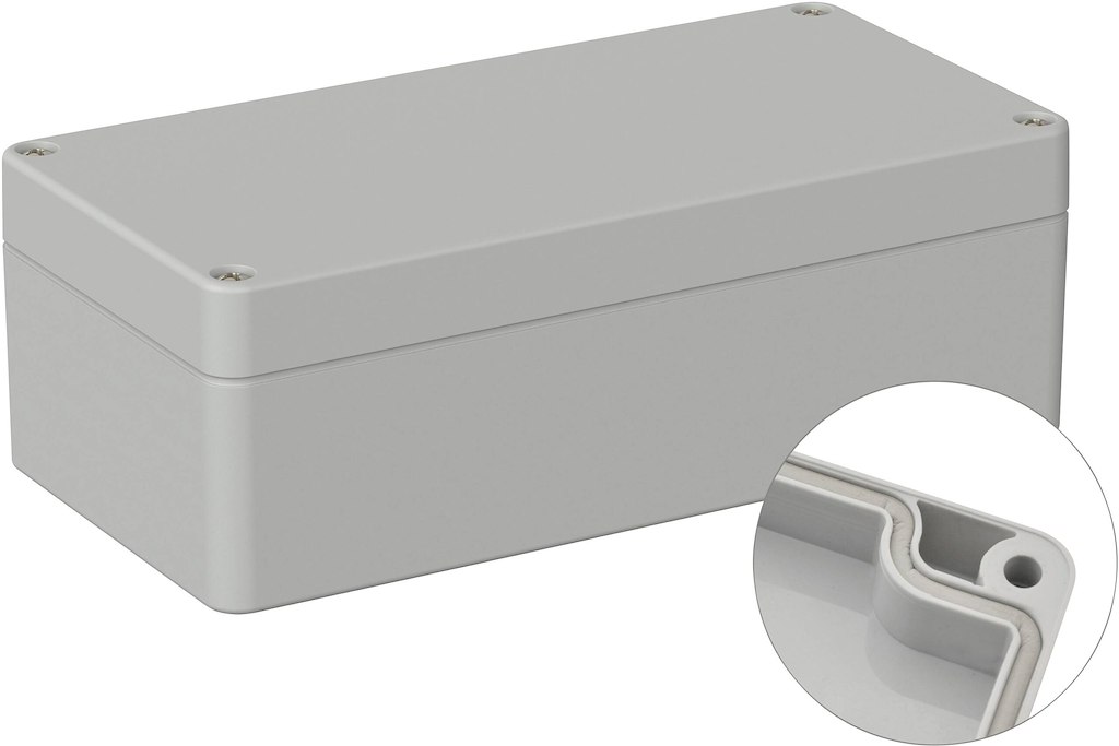 Tru Components TC-9065632 industrijsko kuciste ABS sivo-belo (RAL 7035)
