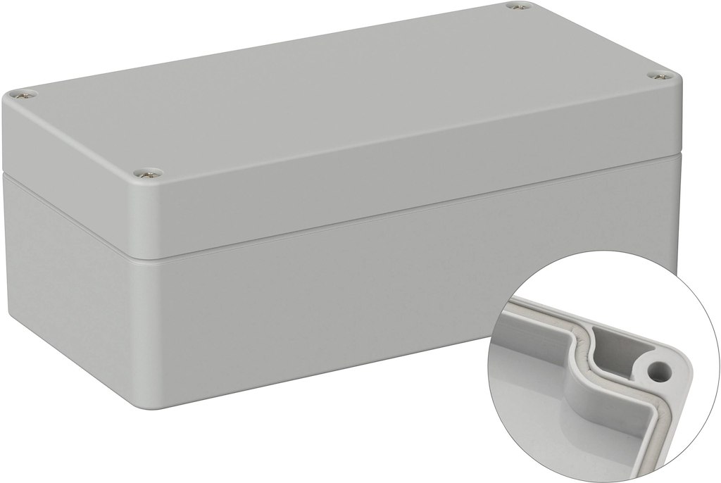 Tru Components TC-9065628 industrijsko kuciste ABS sivo-bela (RAL 7035)
