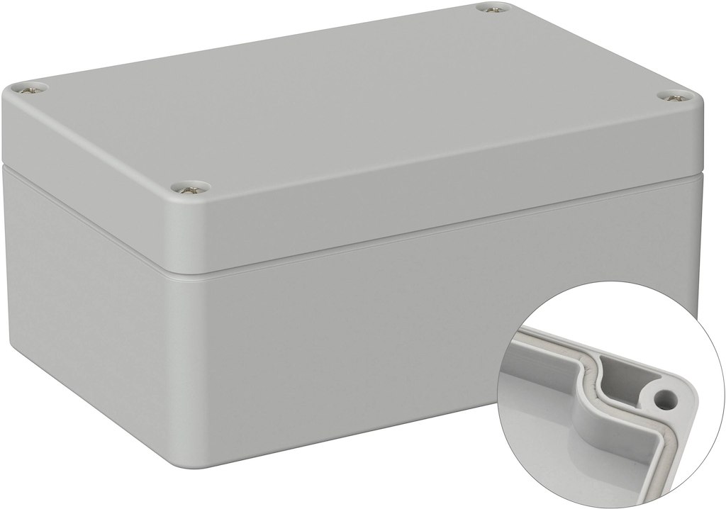 Tru Components TC-9065452 spoljno kuciste polikarbonat sivo-bela (RAL 7035)