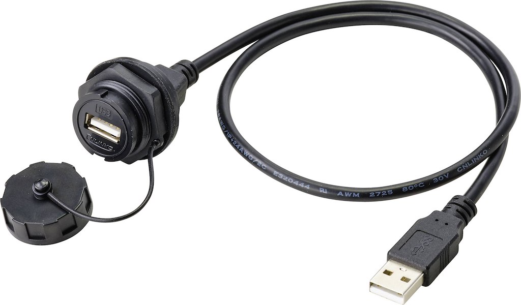 TRU Components TC-9554652 USB konektor USB 2.0 ženski, ugradni