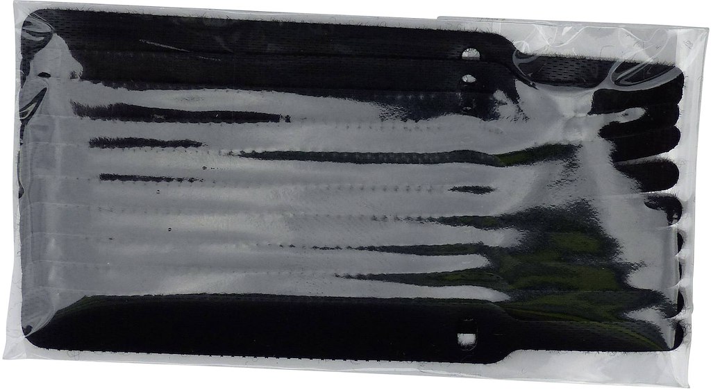 Vezice za kablove za vezu, grip i mekani deo, crne Tru Components 800-330-Bag 10 komada