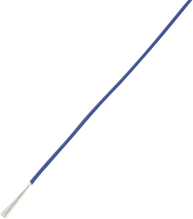 Fino-zicni provodnik LiI 1 * 1 mm 2 plave boje Tru Components 1571385 10 m