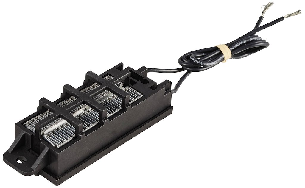 Tru Components grejni element 12 V/DC, 12 V/AC 50 V (D * S * V) 95 * 31 * 25 mm