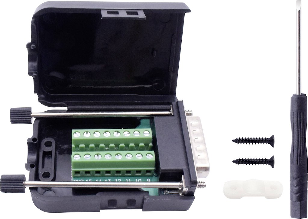 Tru Components T1904C094 set D-Sub pin traka broj pinova: 15 vijak