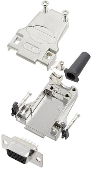 Tru Components TCDTZF09HDS15K 7709344 D-Sub uticnica – set 180 broj pinova: 15 vrh za lemljenje