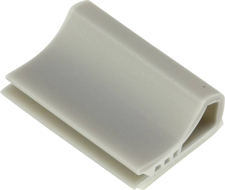 Ravna baza za pricvrscivanje kablova, svetlo siva Tru Components TC-6645724 100 komada